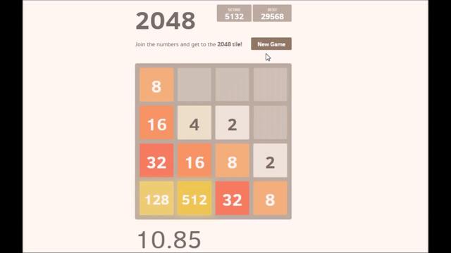 What is the highest score ever achieved in the game 2048?