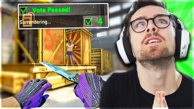 Deve render-se ou aceitar a derrota em CSGO?