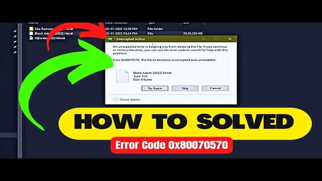 How to Resolve an Unexpected Error Preventing File Deletion