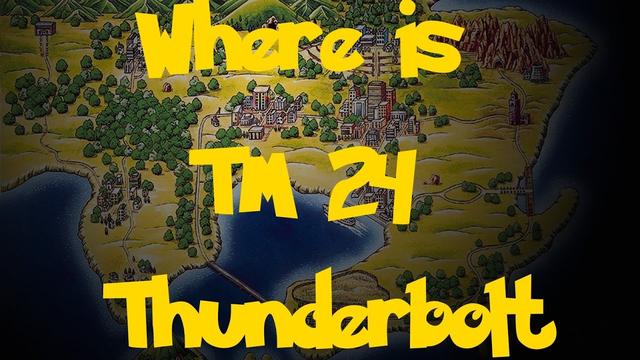 Thunderbolt TM Location in Fire Red