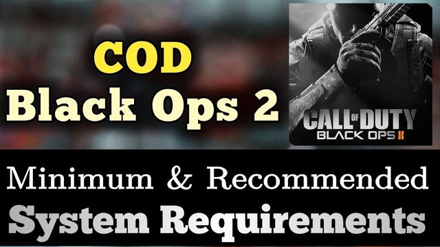 ¿Cuántos GB tiene Call of Duty: Black Ops 2 para PC?