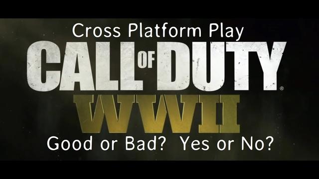 Is CoD WWII Cross Platform in 2020?