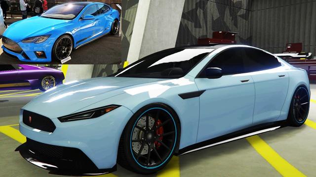 ¿Cómo se llama el Tesla de GTA 5?
