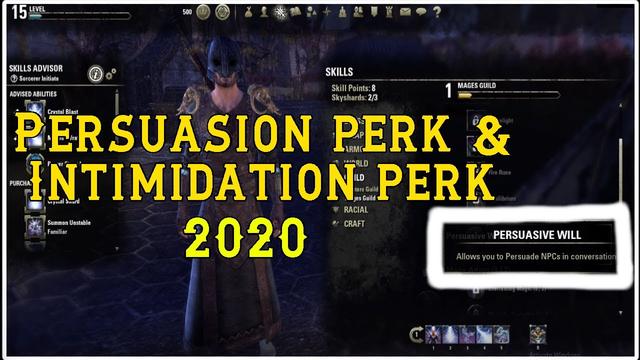 How to Obtain the Intimidate Perk in ESO?