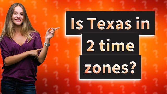 O Texas tem vários fusos horários?