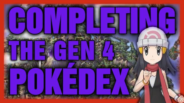 ¿Es posible completar la Pokedex de platino sin comerciar?