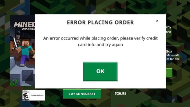 Common Issues and Solutions: Minecraft Not Allowing Purchase