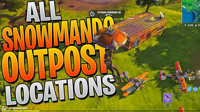 Descubre la ubicación de los 5 puestos avanzados de Snowmando
