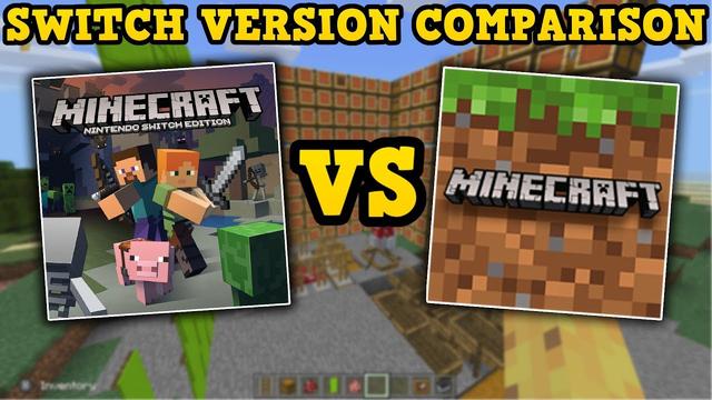 Comprendre les différences : Minecraft vs Minecraft Nintendo Switch Edition