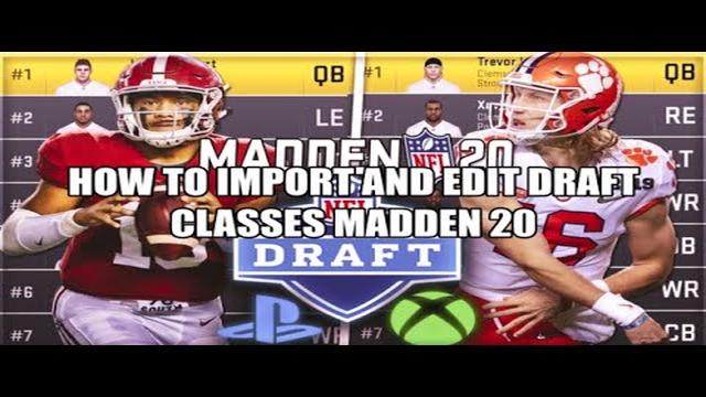 Importing Multiple Draft Classes in Madden 20: What You Need to Know