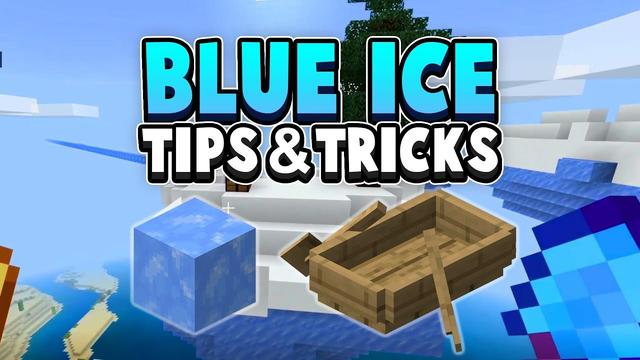 Does blue ice affect the melting mechanic in Minecraft?