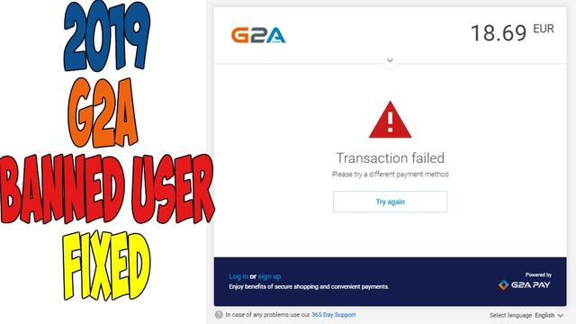 Common reasons why your payment keeps getting declined on G2A