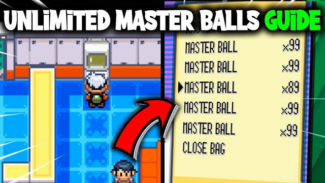 Desbloquear Master Balls ilimitadas en Pokemon Esmeralda con Cheat Codes