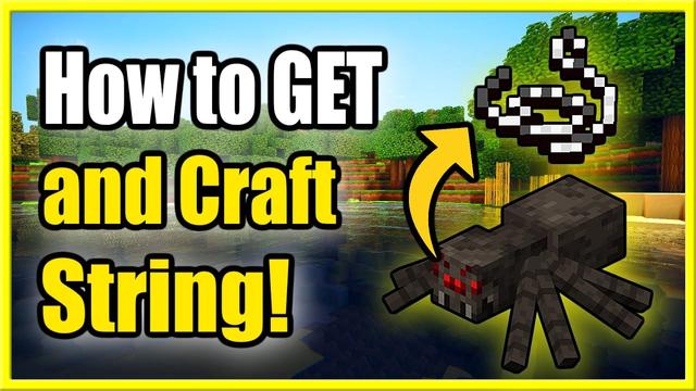 Turning Cobwebs into String: A Minecraft Guide