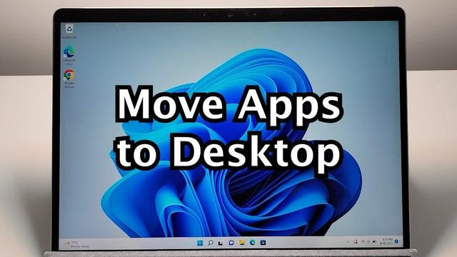 Come aggiungere un'app alla schermata iniziale del desktop