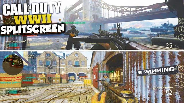 Can you play CoD WW2 split-screen campaign?